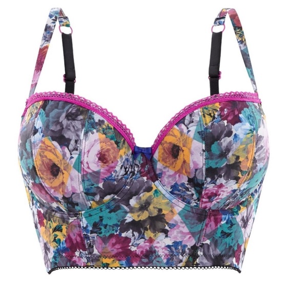 Panache | Intimates & Sleepwear | Cleo By Panache Breeze Long Line Geo ...